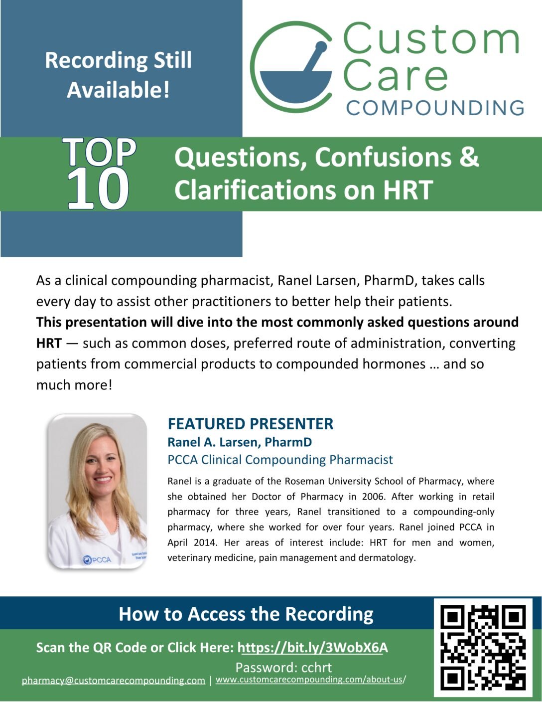 Events - Custom Care Compounding Pharmacy : Custom Care Compounding Pharmacy